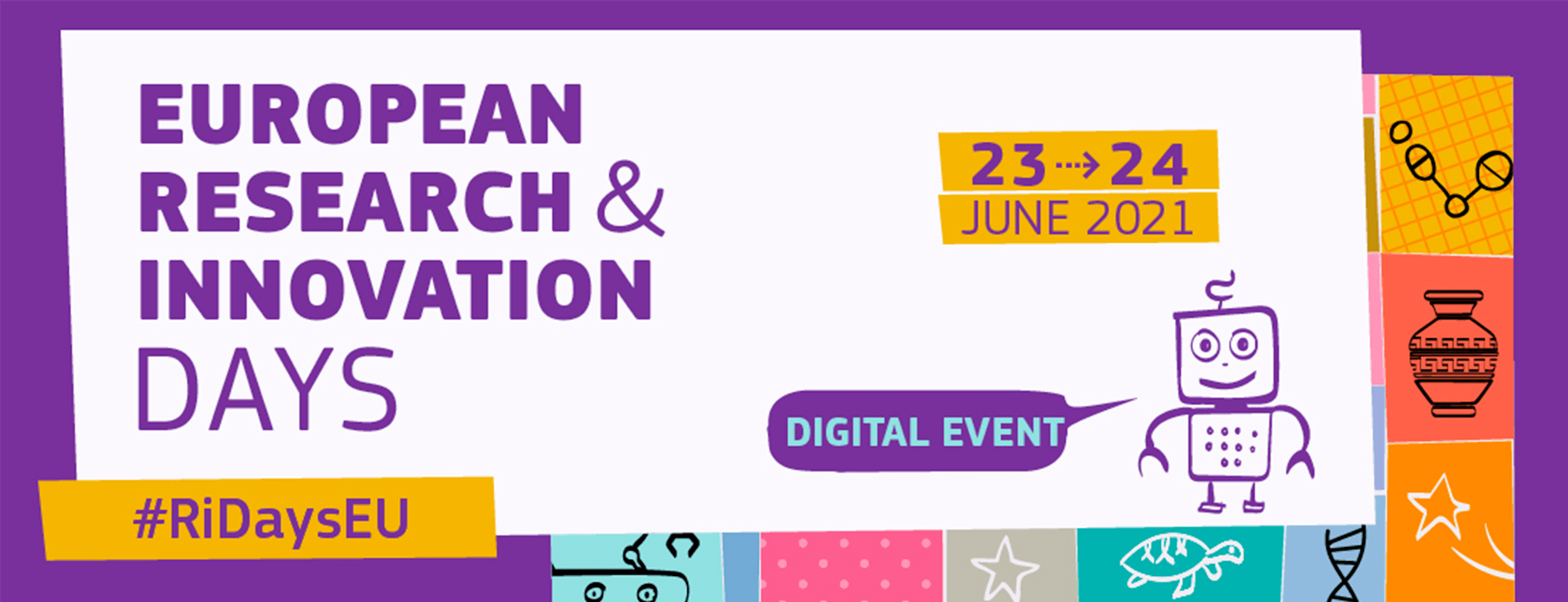 European Research & Innovation Days take place on 23 & 24 June 2021 ...